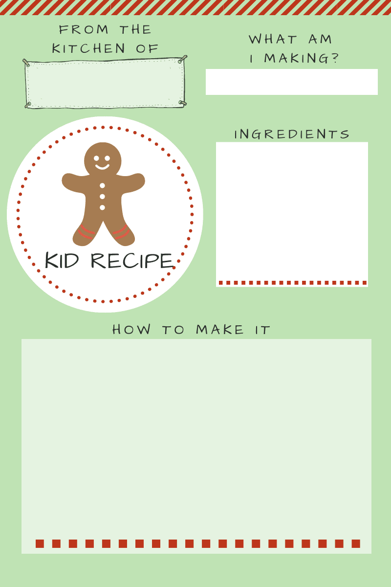 FREE Printable Kids Recipe Cards | Healing Home