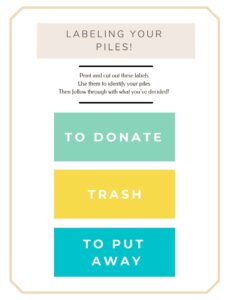 An Effective Declutter Your Home Checklist | Healing Home