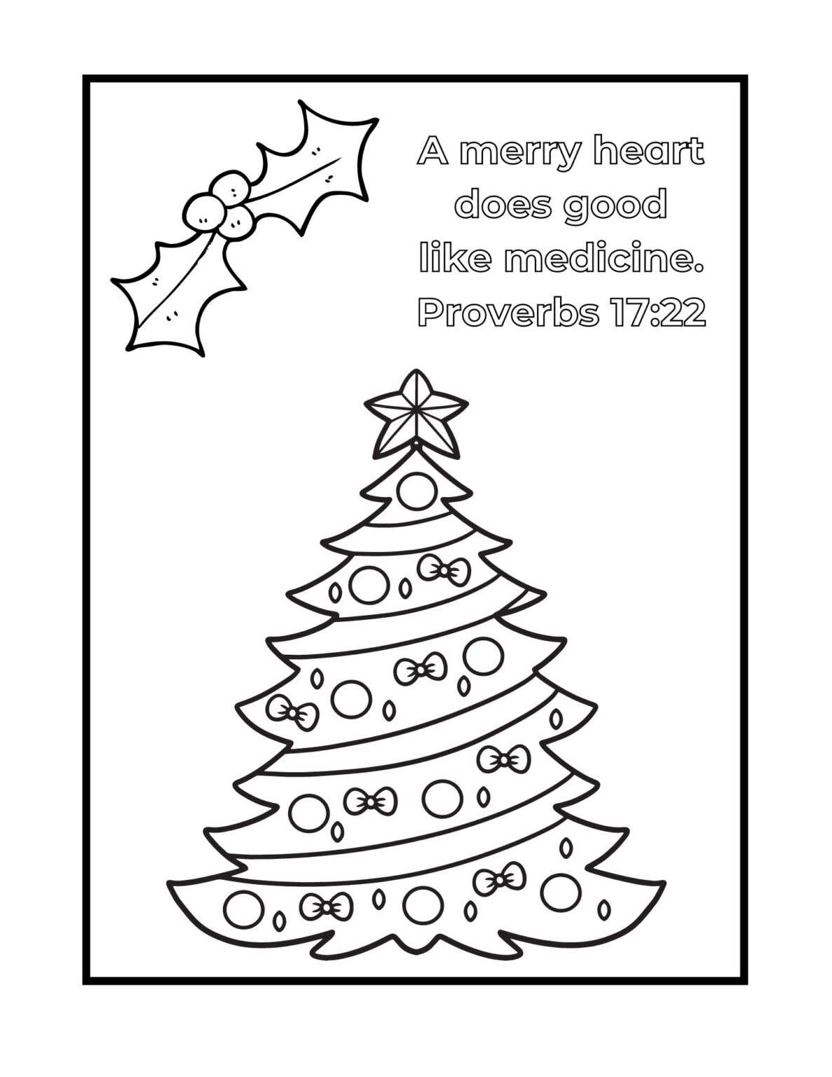15+ Free Christian Christmas Coloring Pages with Bible Verses | Healing ...