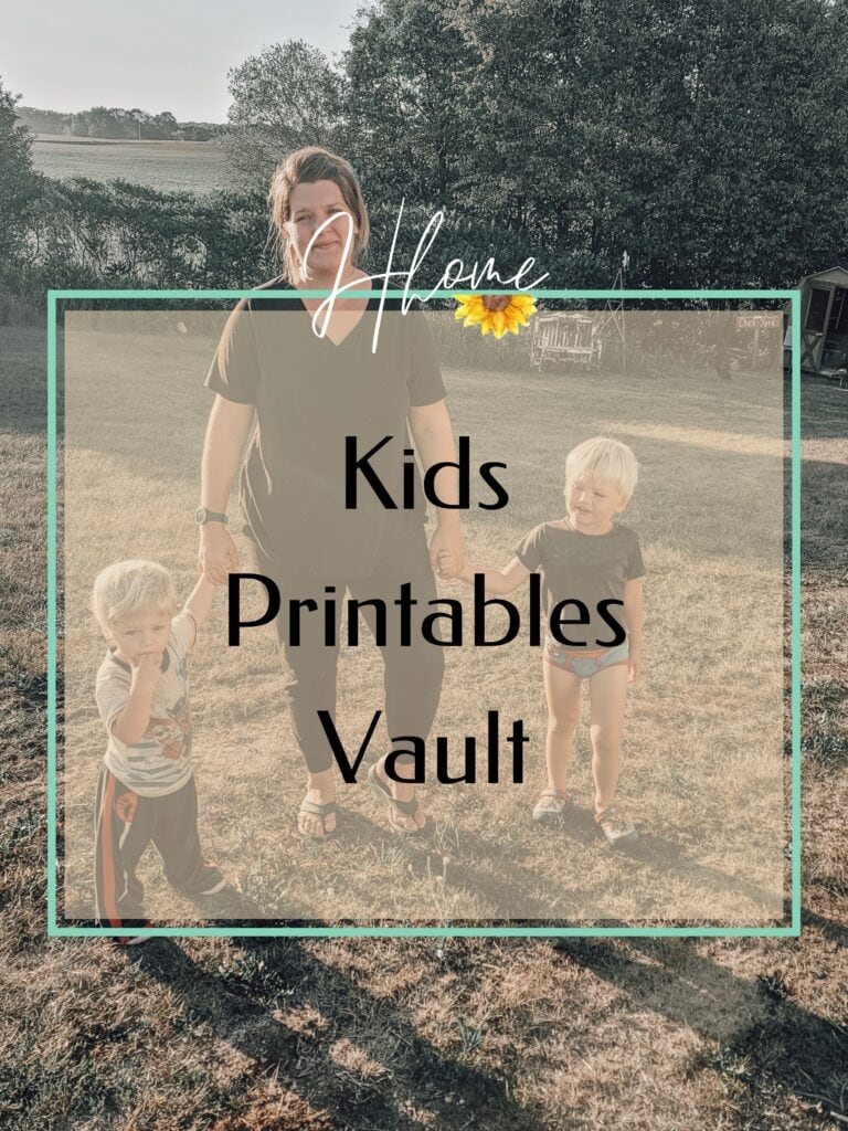 Kids Printables Vault | Healing Home