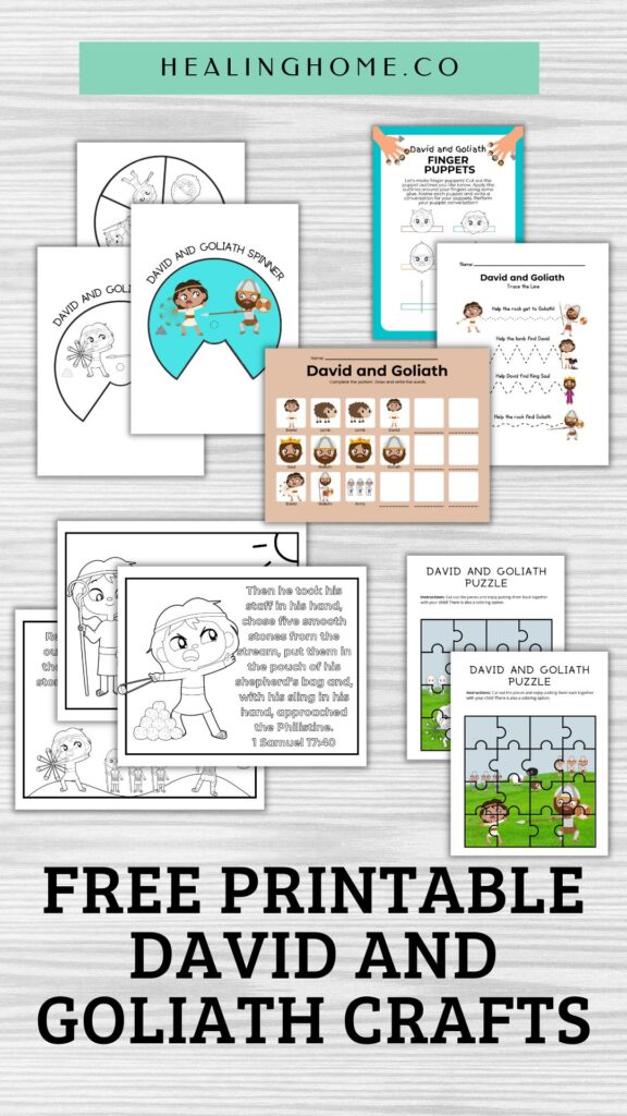 6 Free Printable David And Goliath Crafts 6 Free Printable David And Goliath Crafts