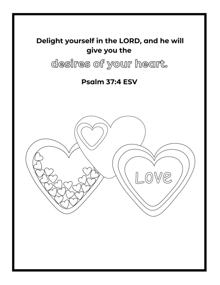 FREE Love Coloring Pages - For Kids and Adults | Healing Home