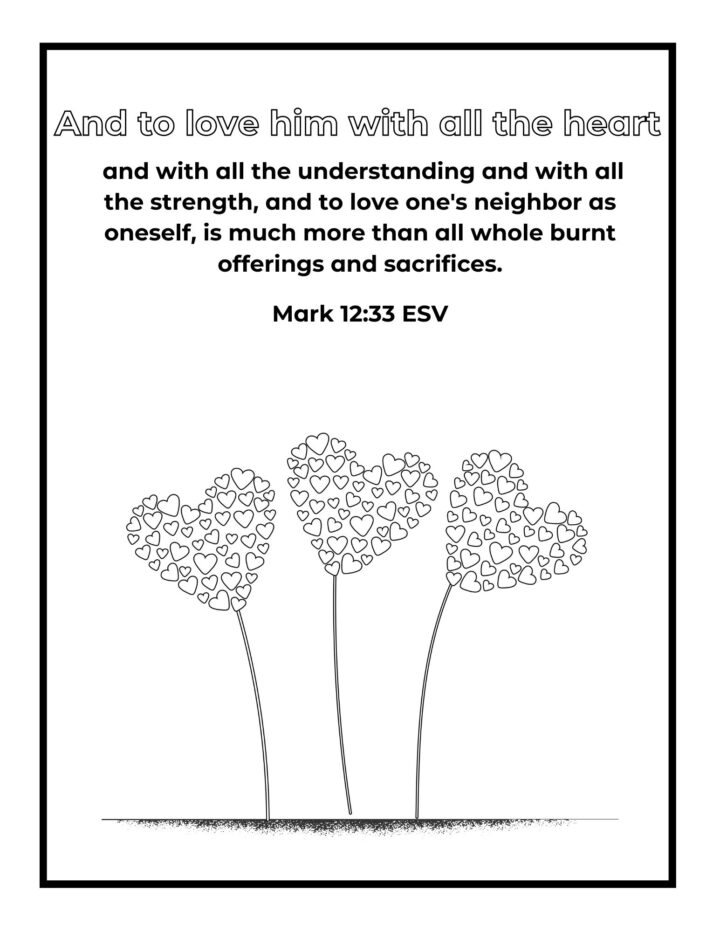 FREE Love Coloring Pages - For Kids and Adults | Healing Home