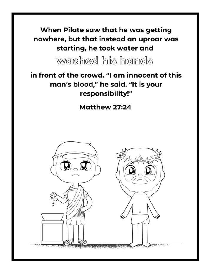 Christian Easter Coloring Pages for Kids | Healing Home