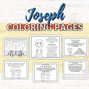 Free Joseph Coloring Pages | Healing Home