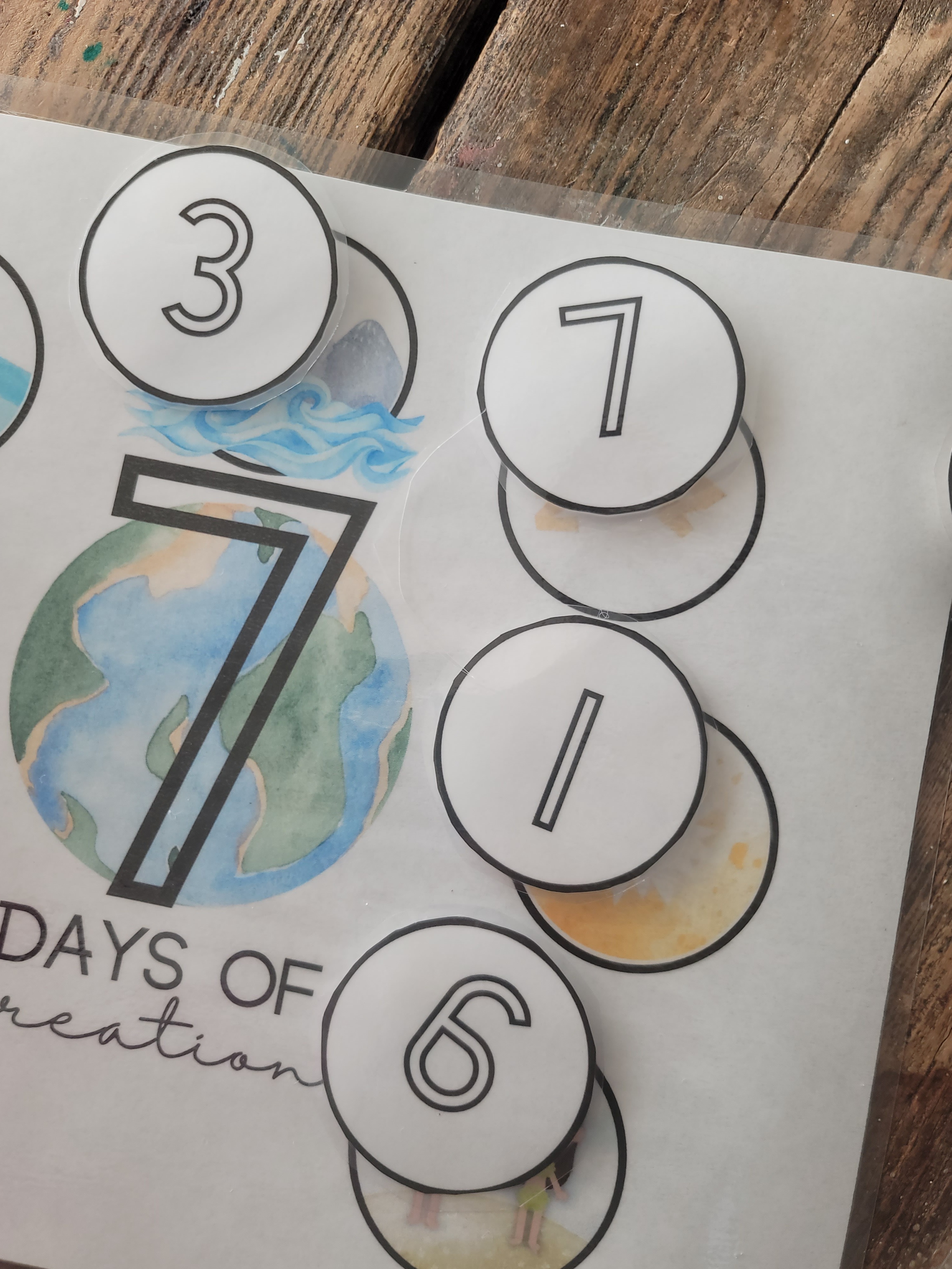 7 Days of Creation Printable | Healing Home