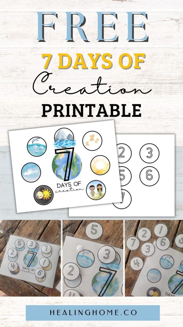 7 Days of Creation Printable | Healing Home