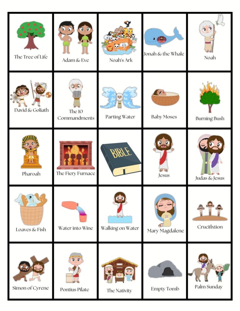 Free Printable Bible Bingo | Healing Home
