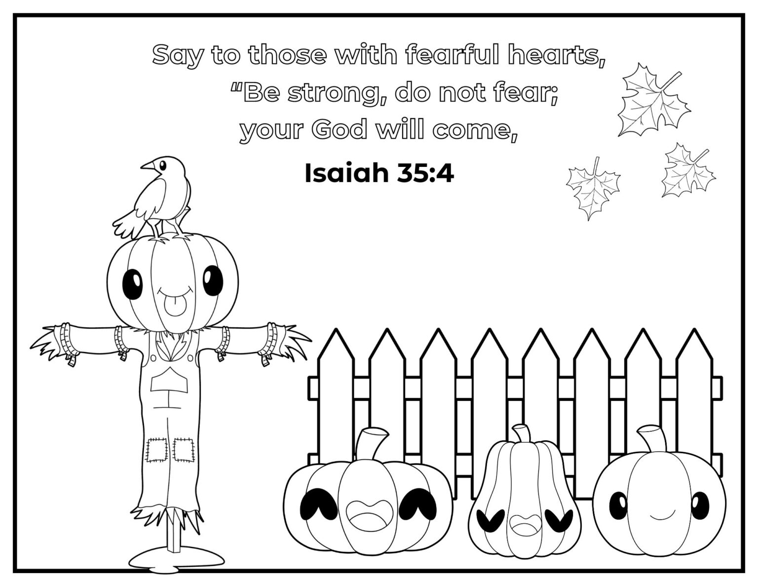 Free Christian Fall Coloring Pages Free Christian Fall Coloring Pages