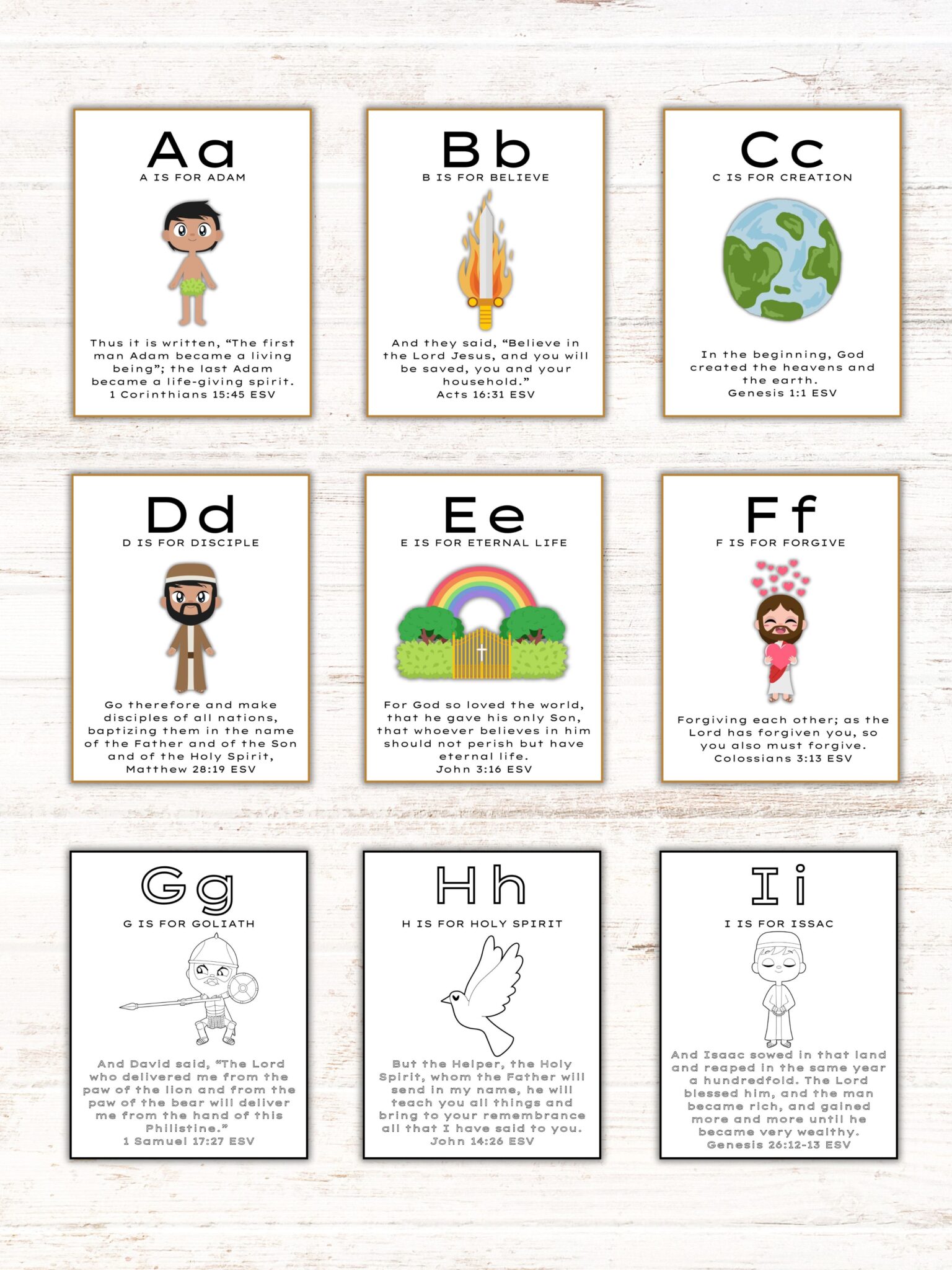 Alphabet Bible Verses | Healing Home