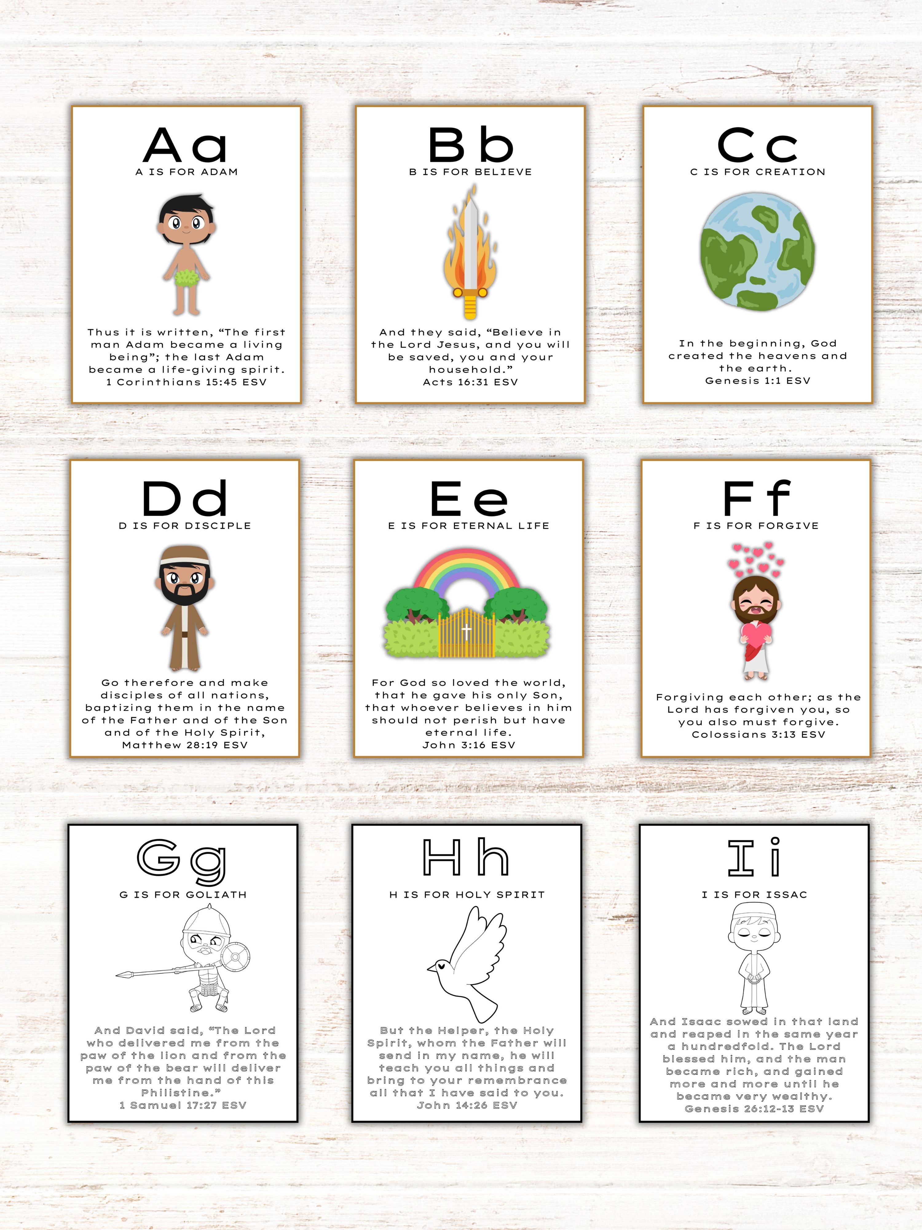 Alphabet Bible Verses | Healing Home