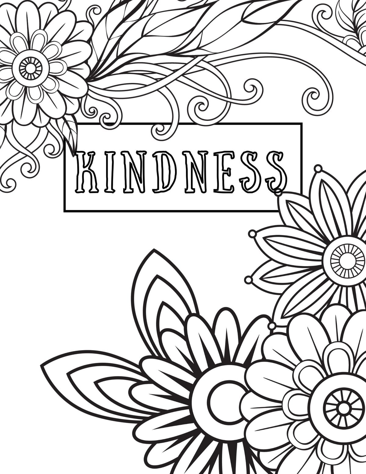 Free Kindness Coloring Pages | Healing Home