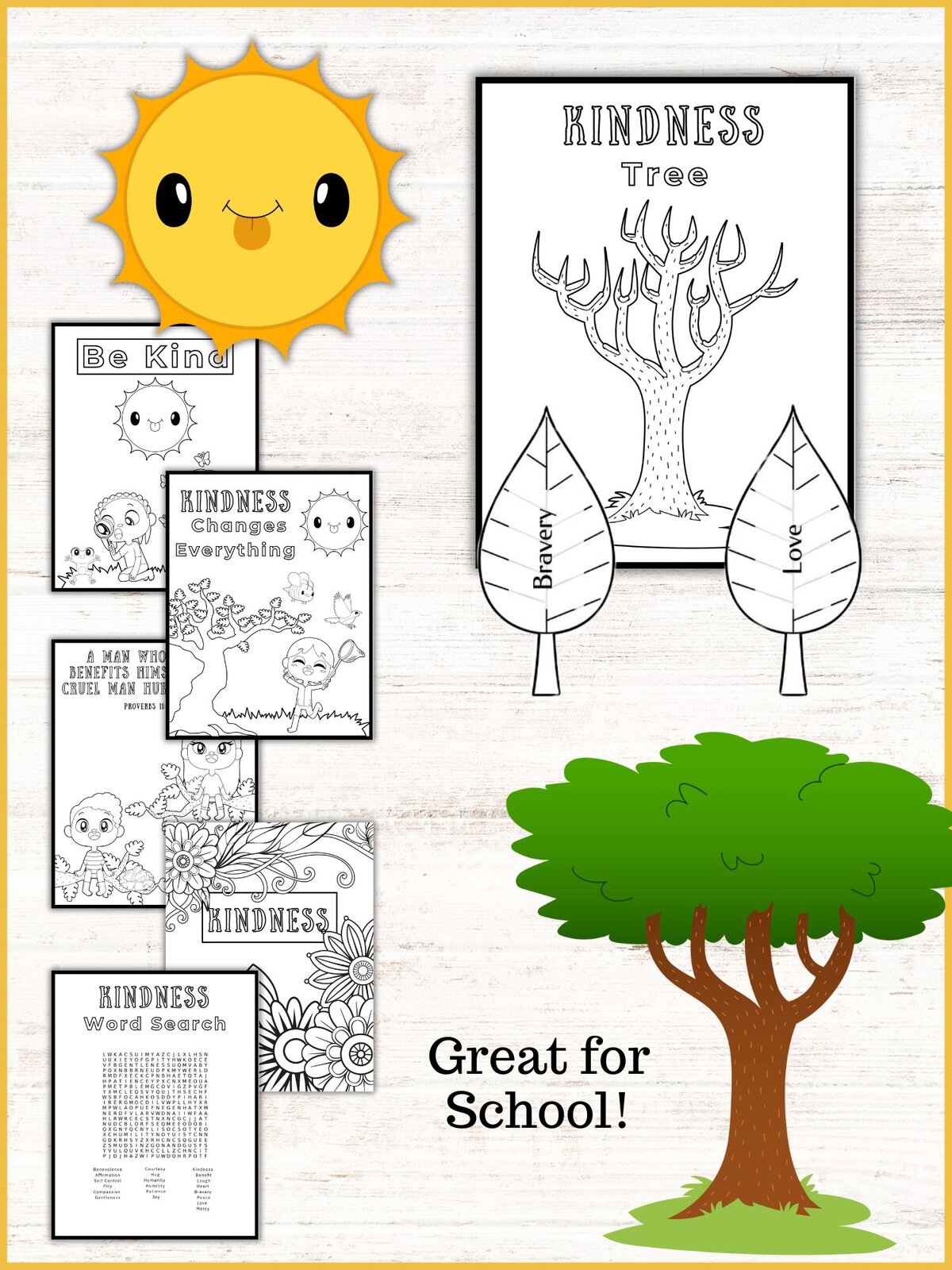 Free Kindness Worksheets | Healing Home