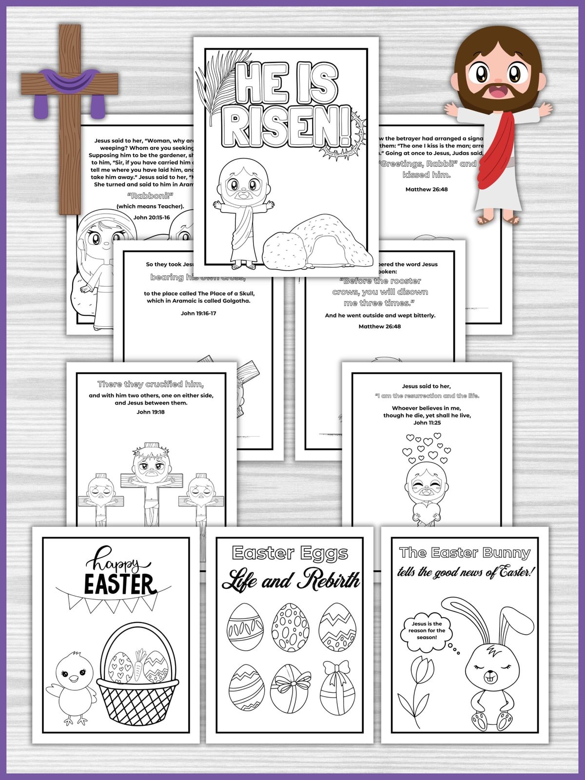 Free Easter Printables Jesus - Free Printables Hub