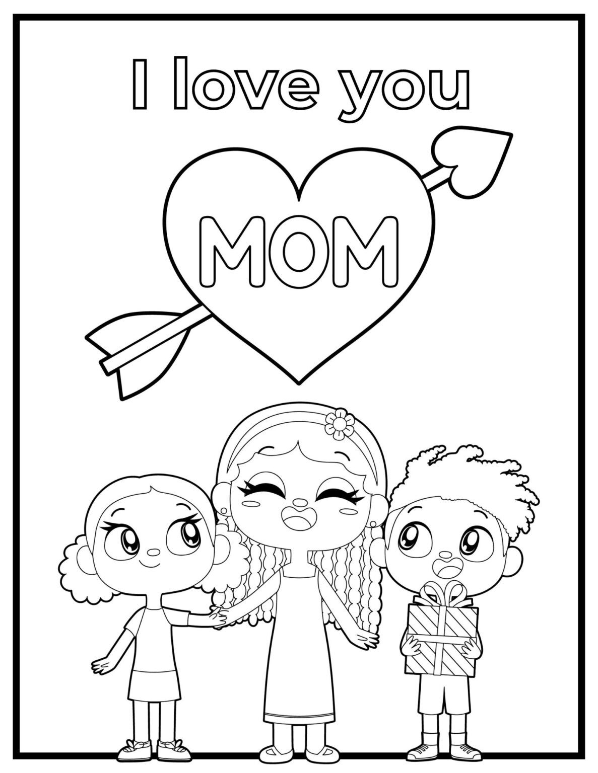 Free Mother's Day Coloring Sheets | Healing Home