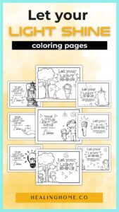 Let Your Light Shine Coloring Page | Healing Home