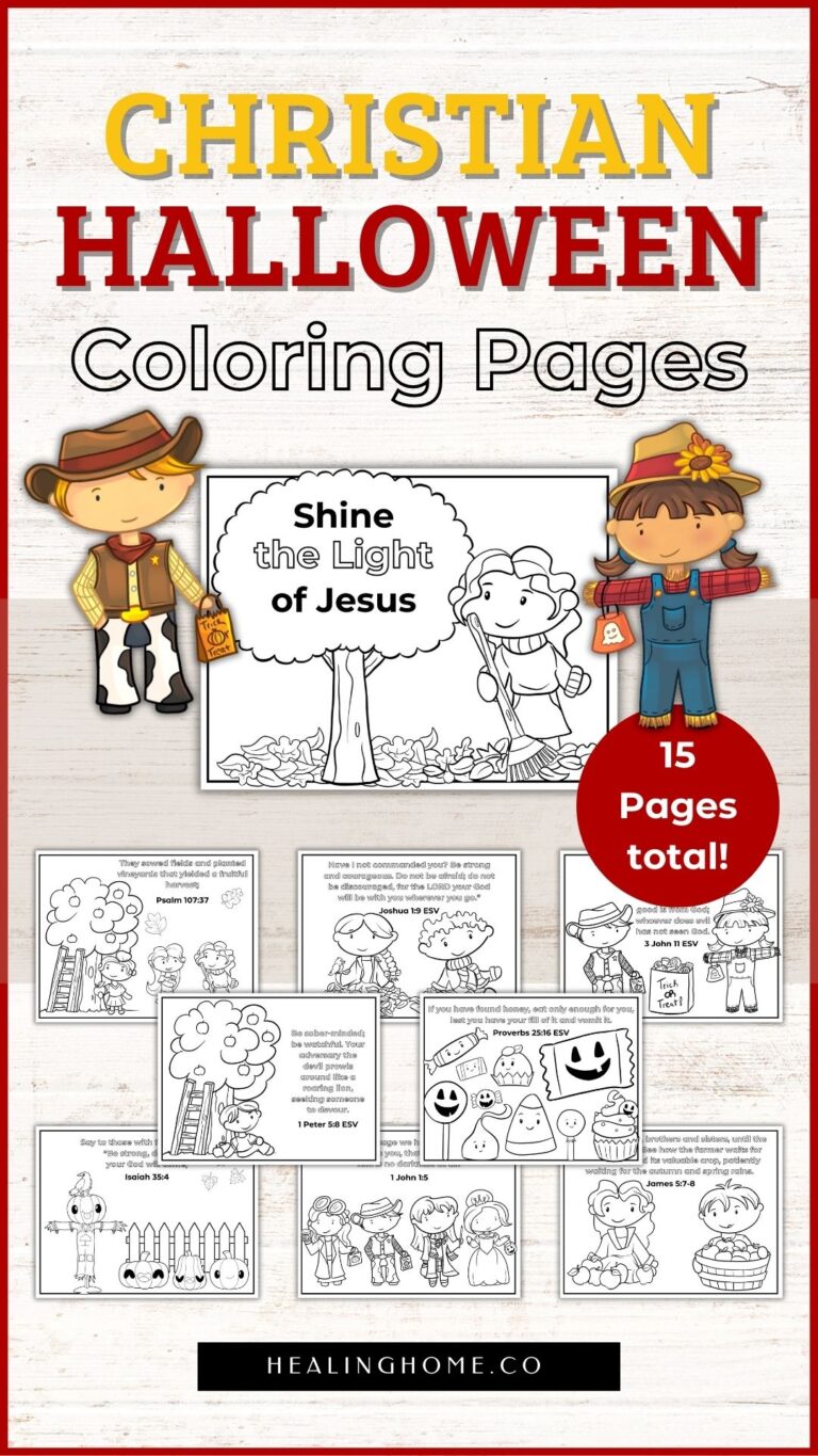 Free Christian Halloween Coloring Pages | Healing Home