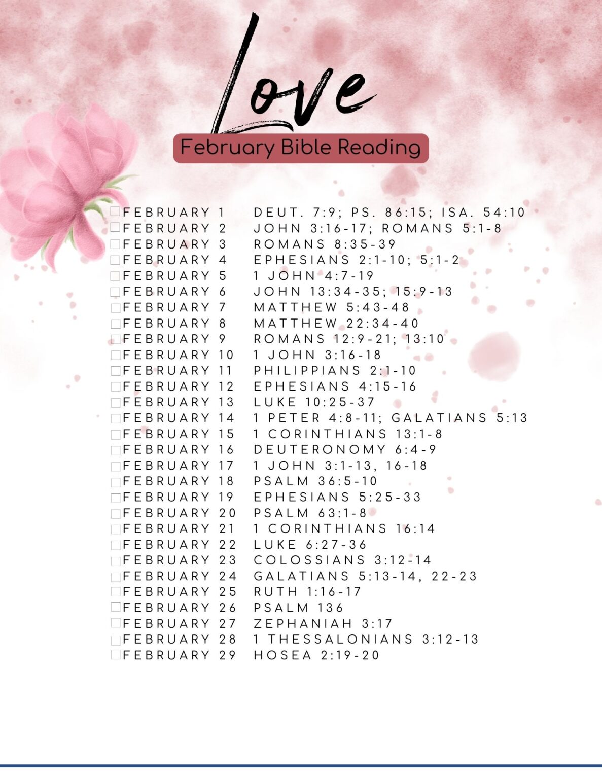 Free Topical Bible Reading Plans | Healing Home