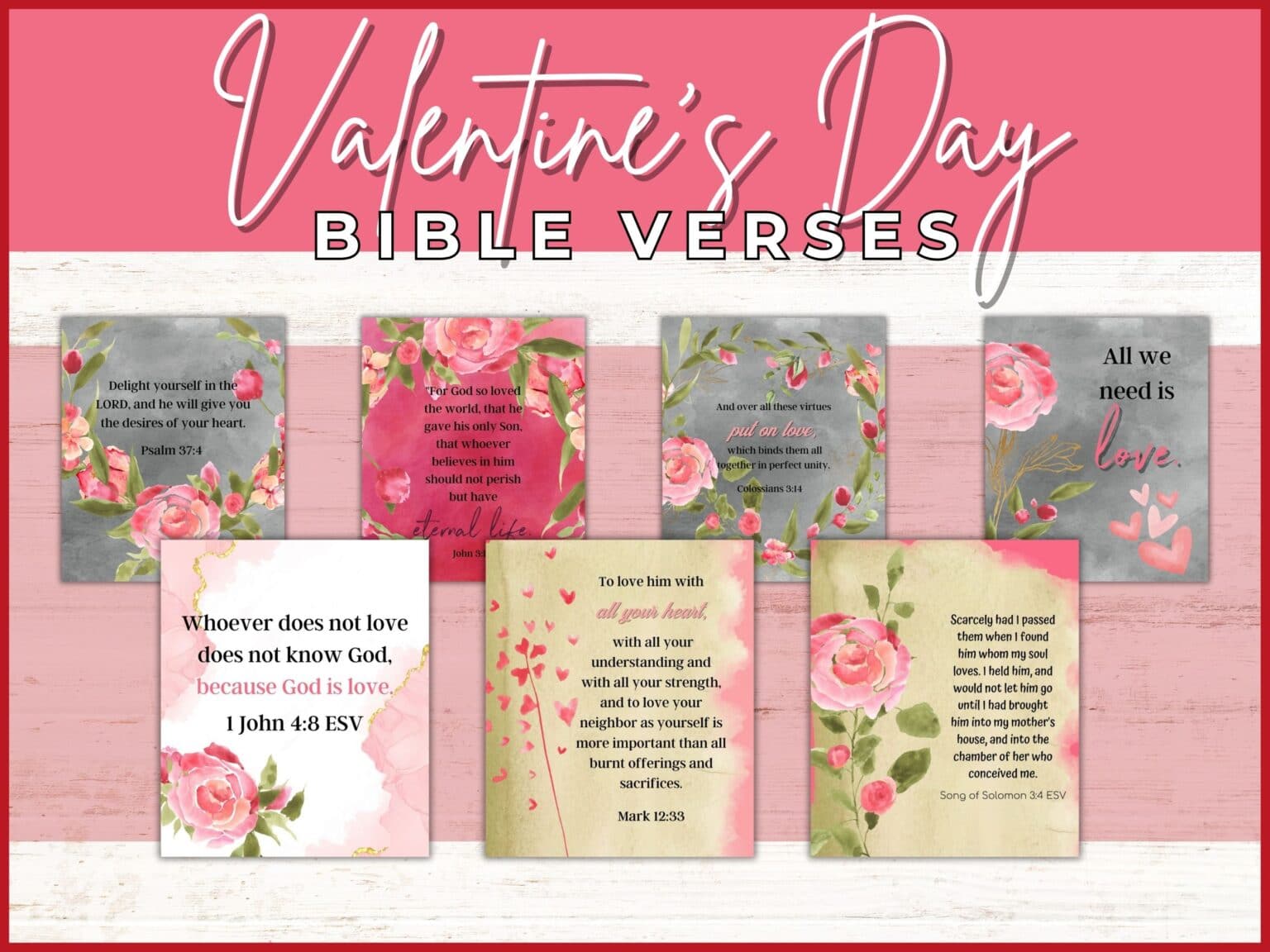 20 Beautiful Bible Verses for Valentine's Day | Healing Home