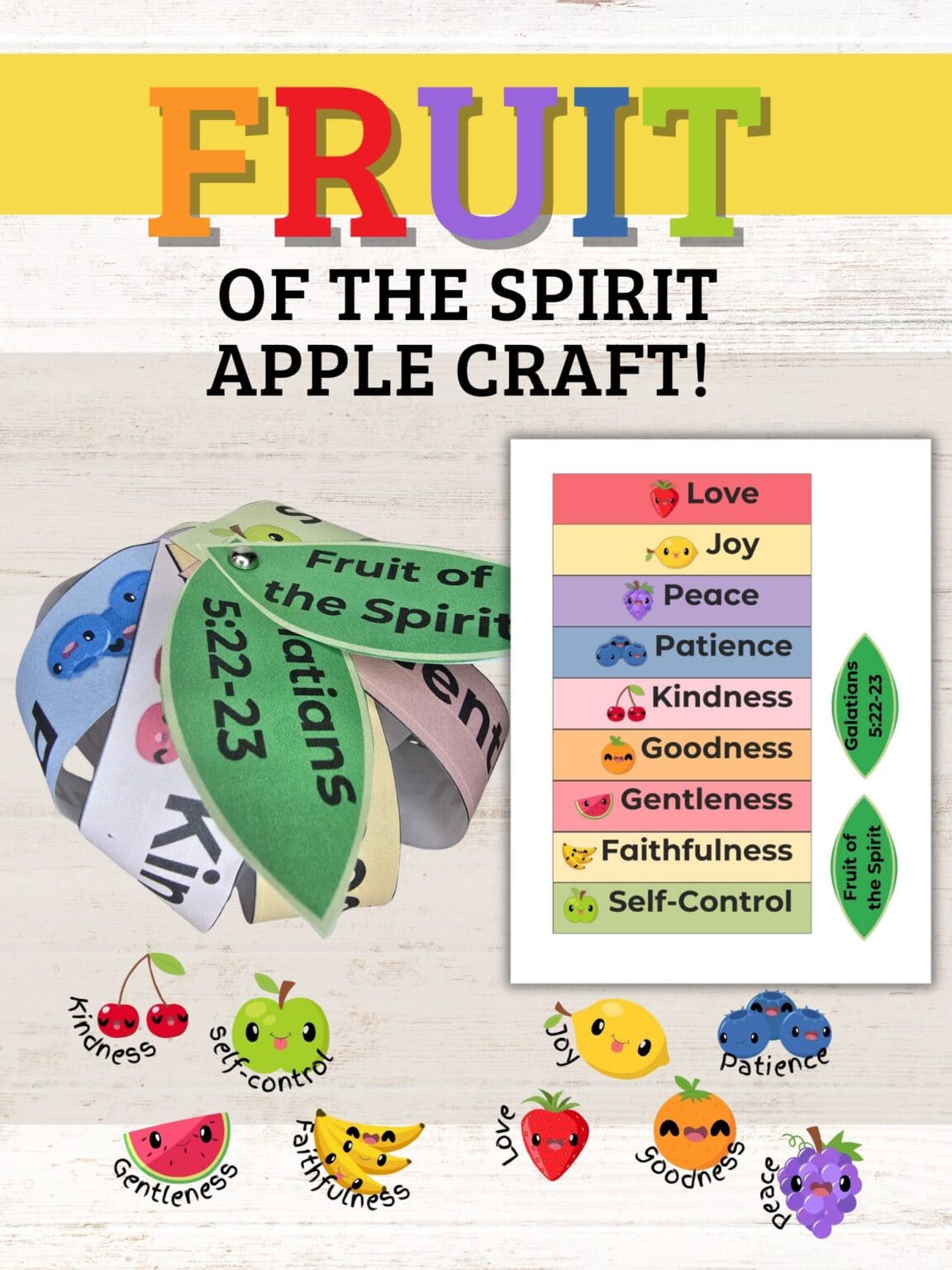 4 Easy Fruit of the Spirit Crafts | Healing Home