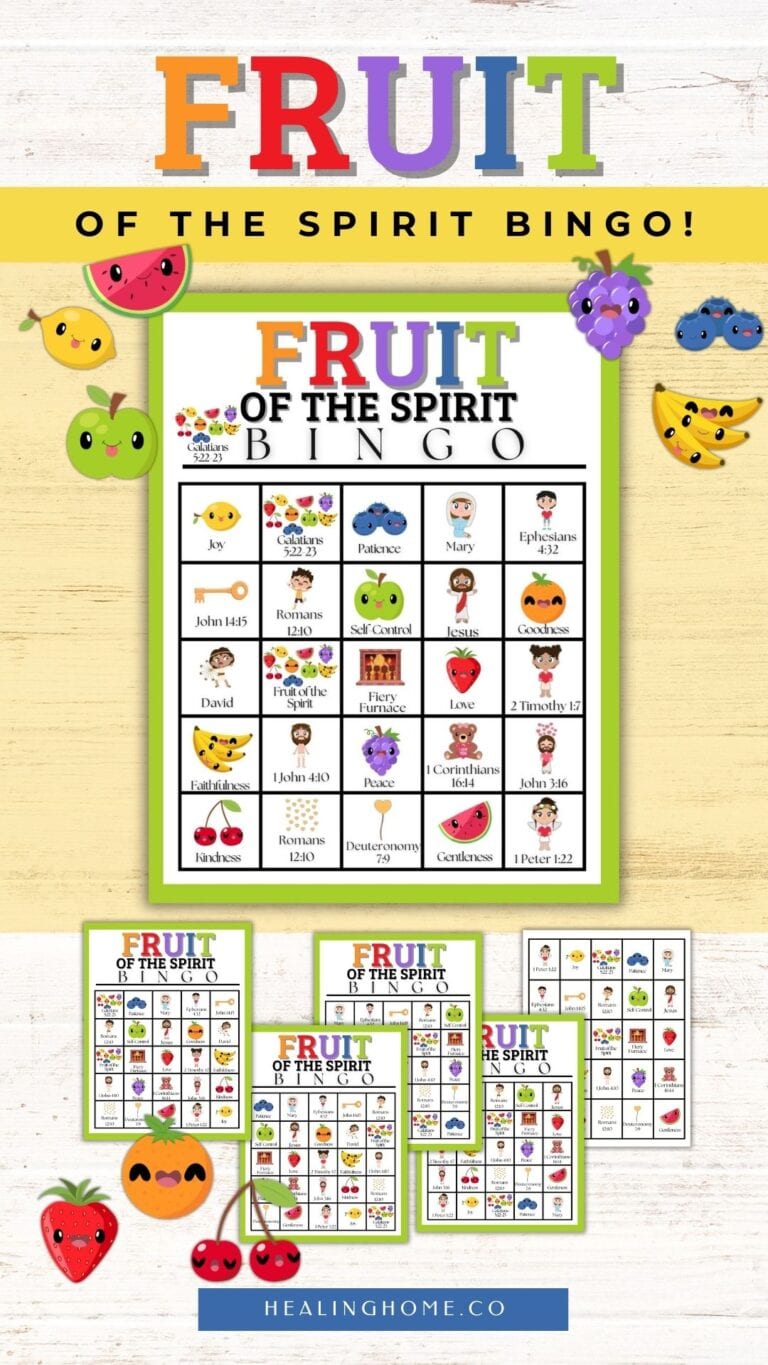 Free Fruit of the Spirit Bingo! | Healing Home