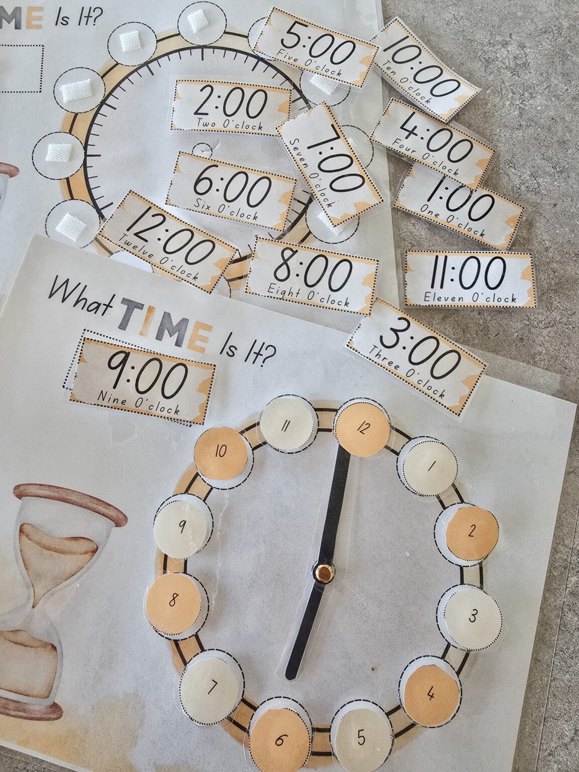 Telling Time Printable Worksheets | Healing Home