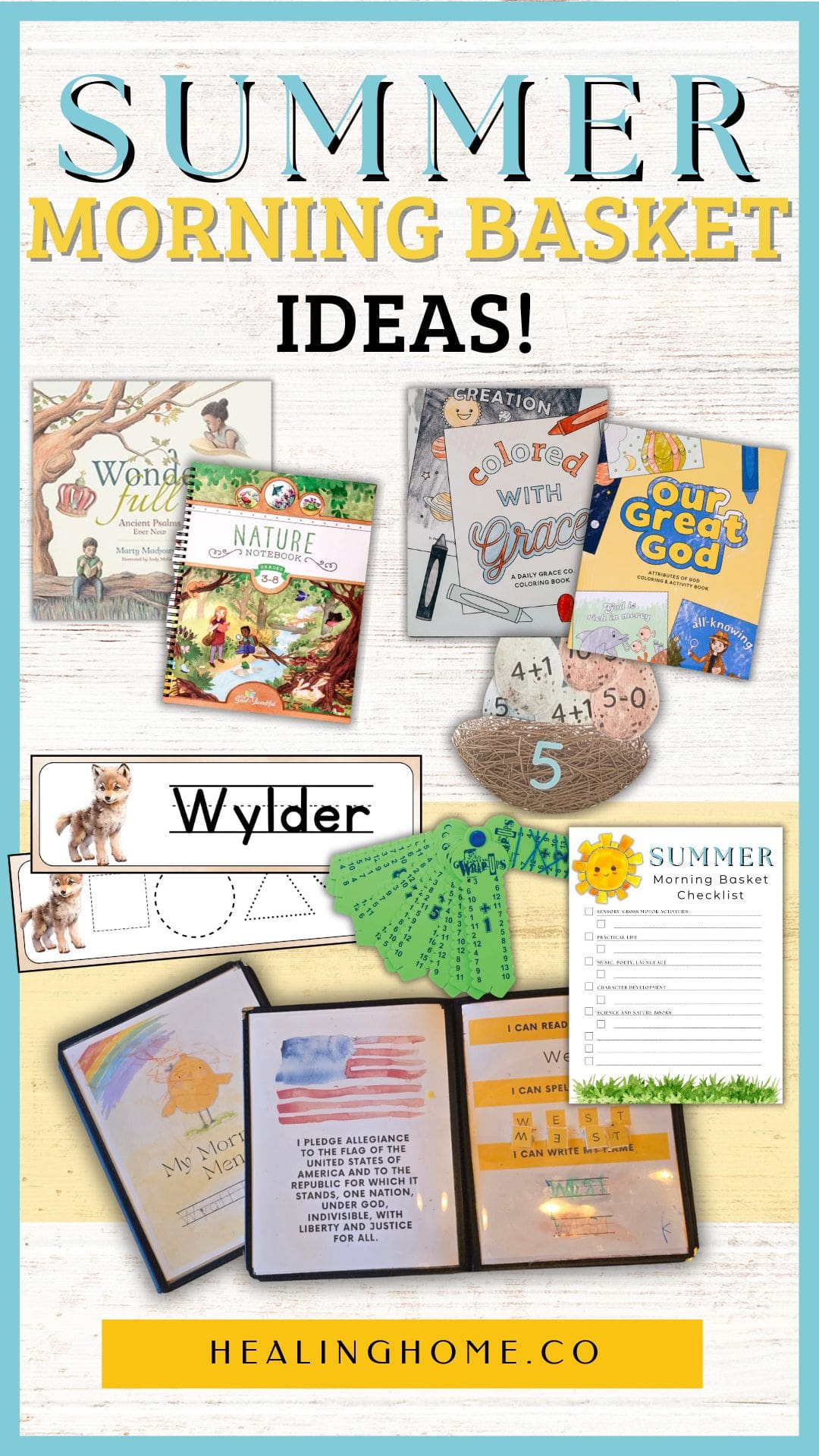 Our Summer Morning Basket ideas | Healing Home