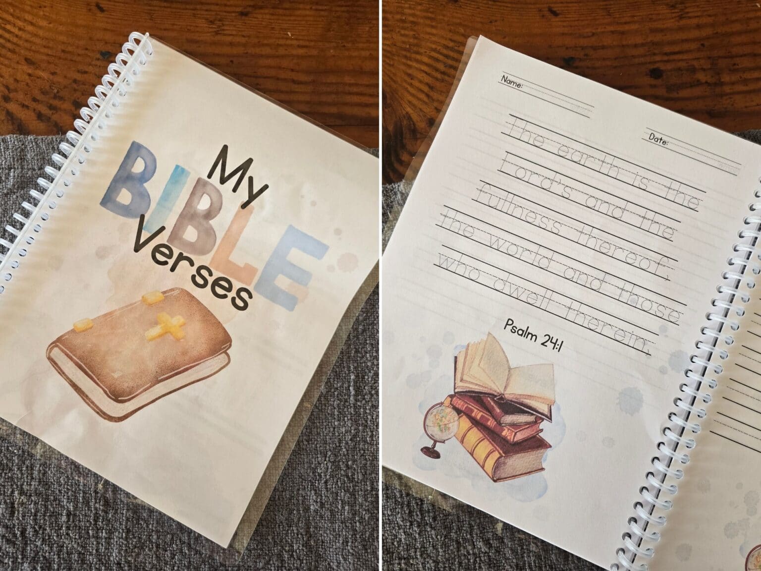 Free Handwriting Bible Verses Printable for Young Writers | Healing Home