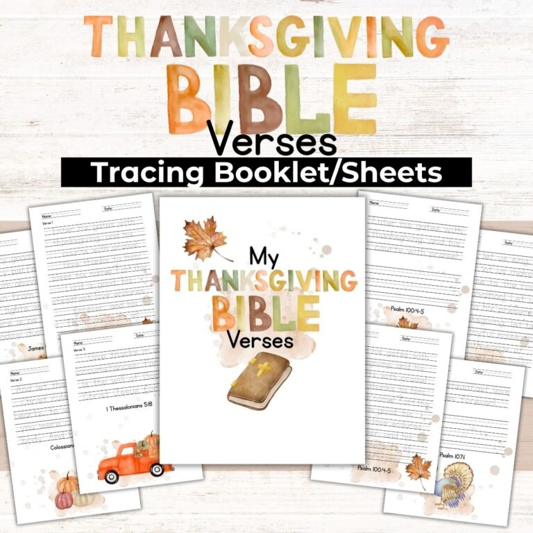 Thanksgiving Bible Verses for Kids | Healing Home