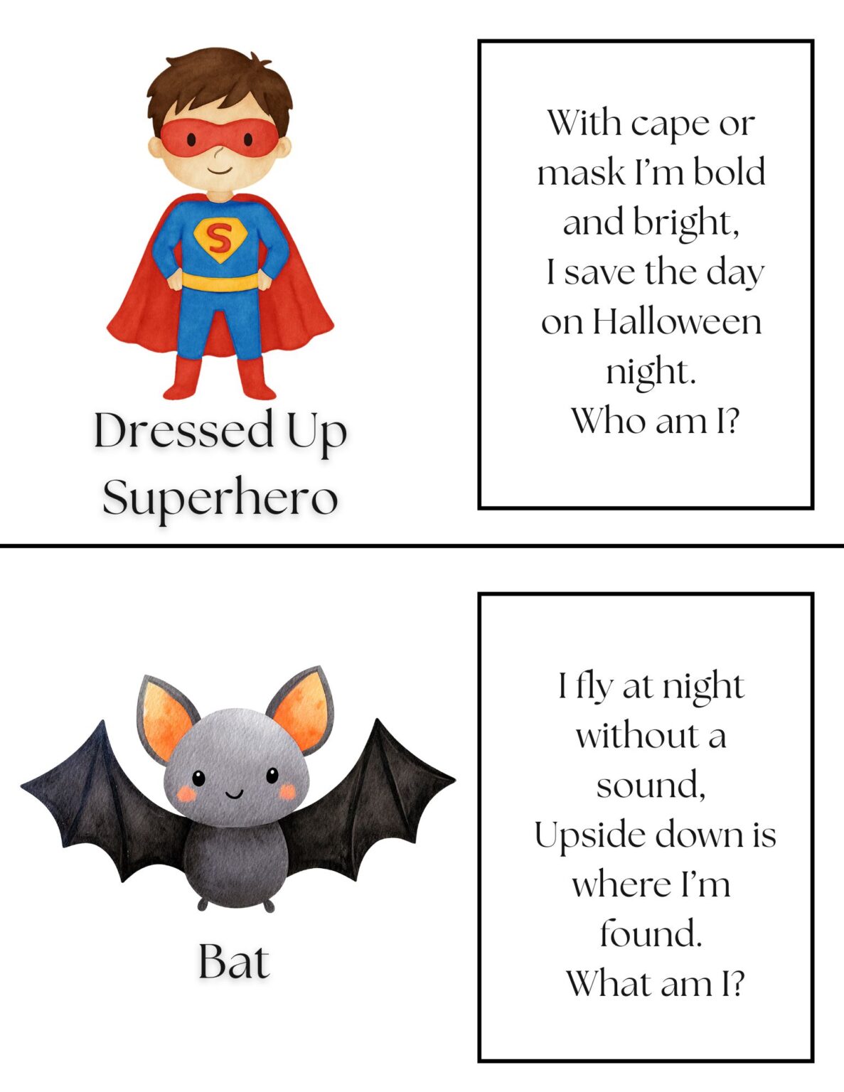 A Happy Halloween Bingo Printable for Kids | Healing Home