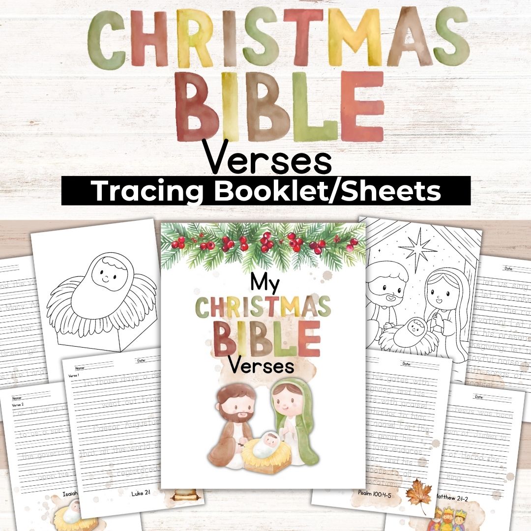 Christmas Copywork Booklet (FREE Version) | Healing Home